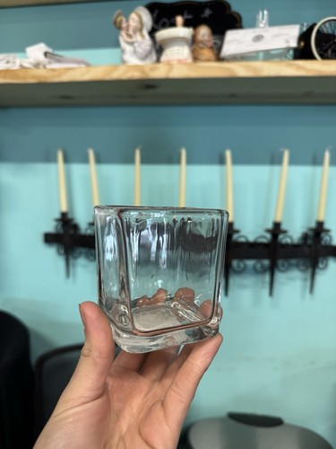 Libbey 5475, Medium 14oz 3.375" Cube Votive Holder Lot Of 7 | eBay