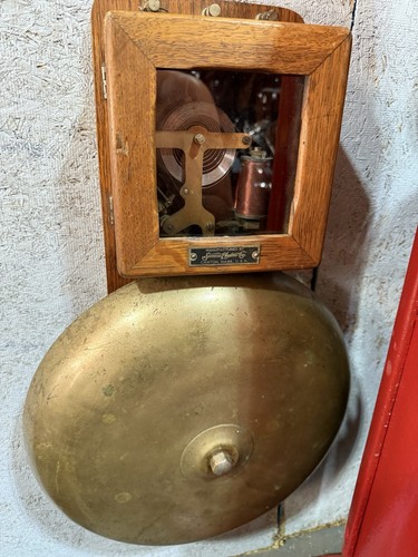 Samson Electric Fire Alarm Gong Bell Firehouse | eBay