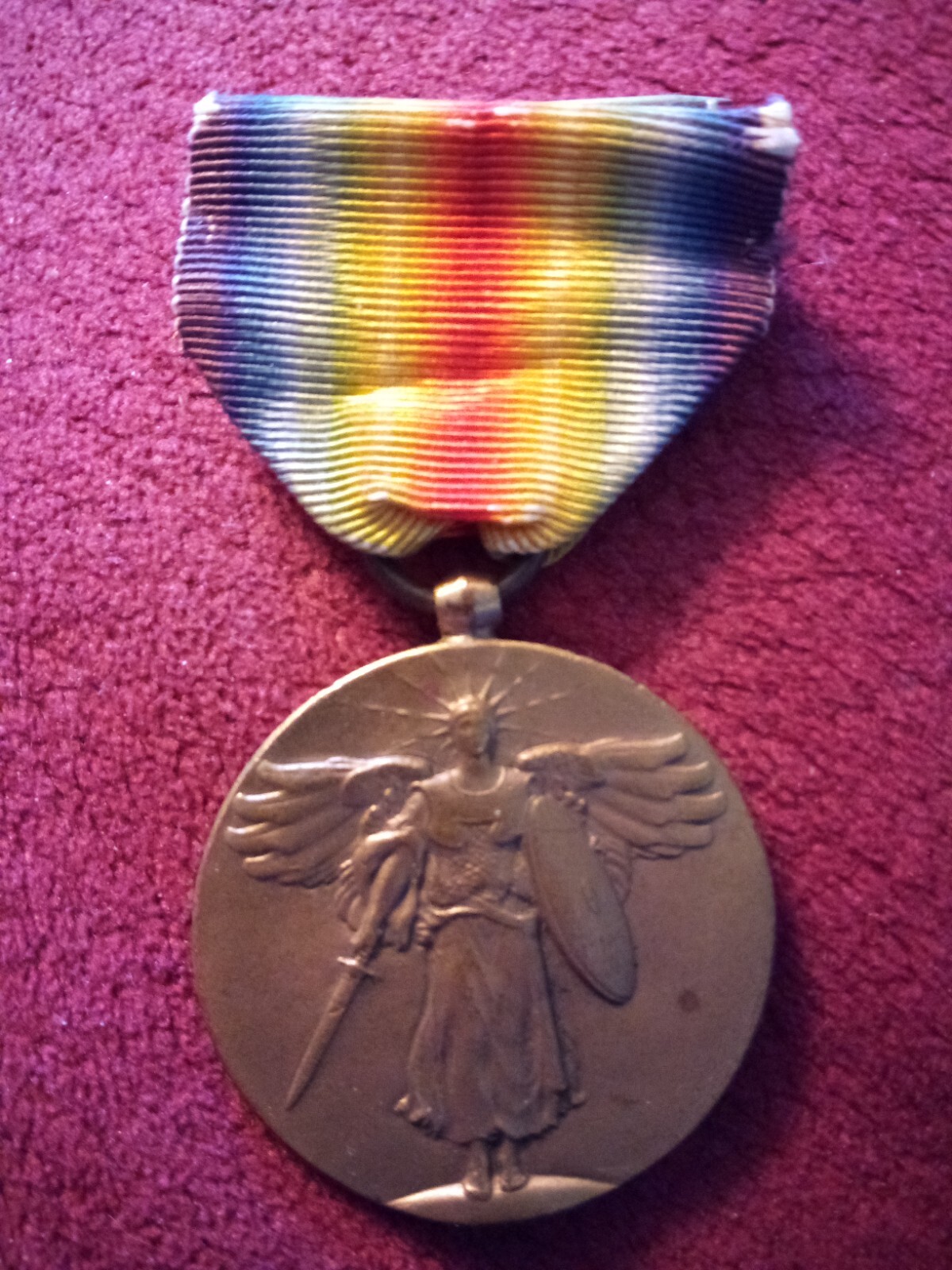 WW1 Allied Campaign US Victory Medal Great War For Civilization WWI ...