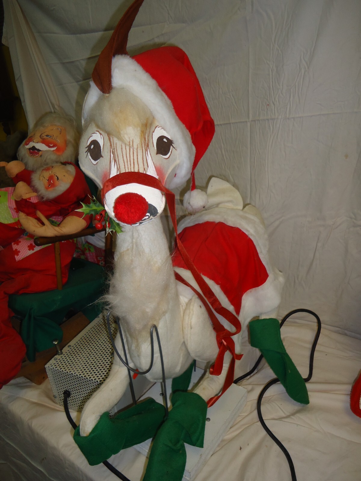 Vintage Mechanical Store Display Lot Santa Mrs. Claus Annalee ETC L@@k ...