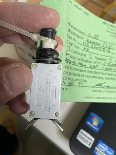 BELL HELICOPTER CIRCUIT BREAKER MS22073-5 | eBay