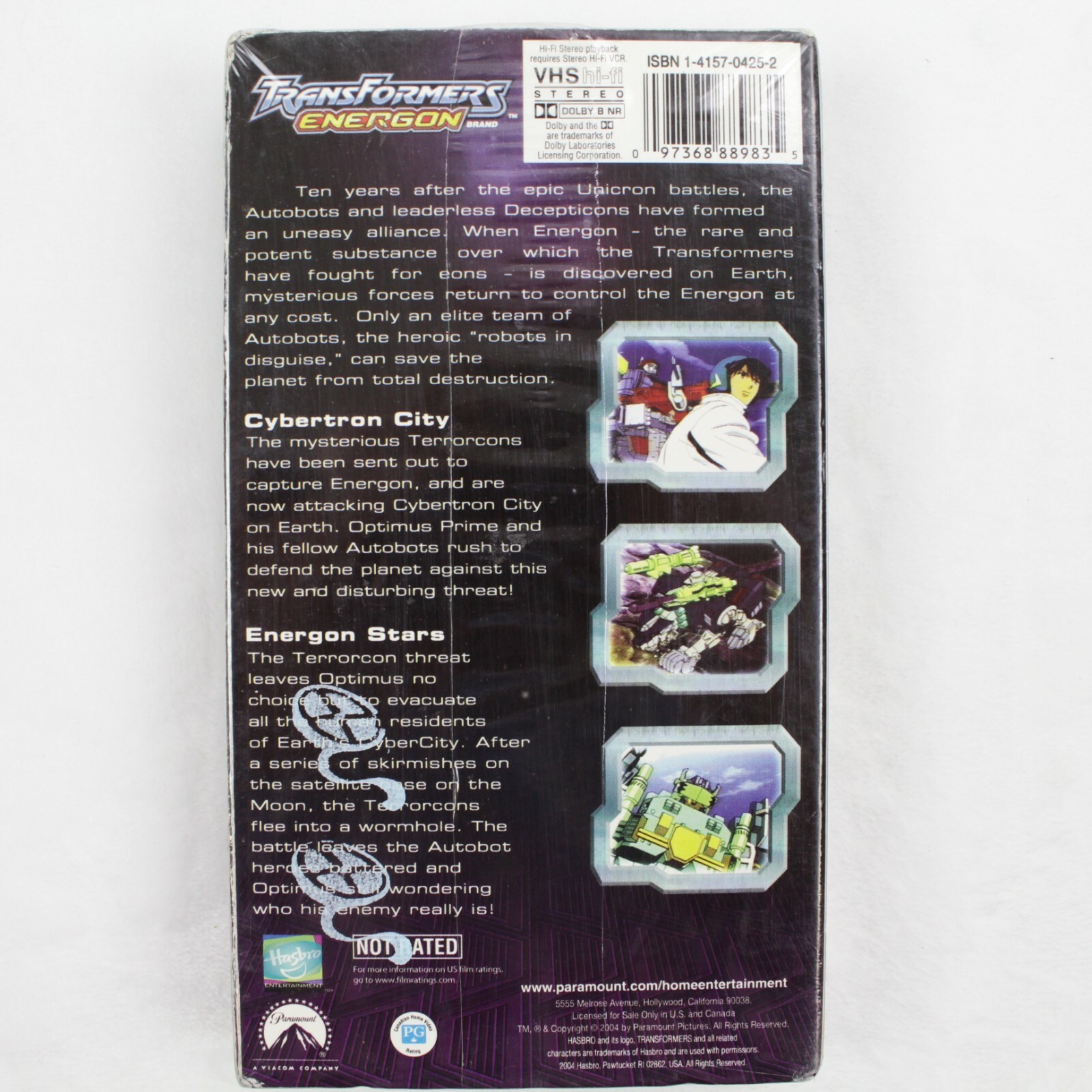 Transformers: Energon - The Battle for Energon (VHS, 2004) for sale ...