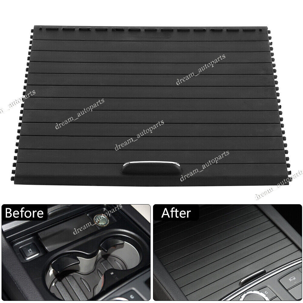 Black Car Center Console Roller Blind Cover For Mercedes-Benz ML W166 ...