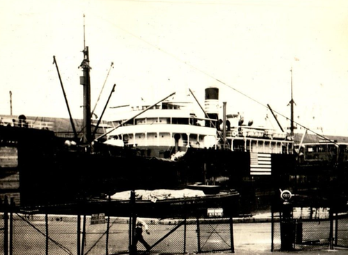 1919 S.S. West Irmo American West African Steamship Line Real Photo ...