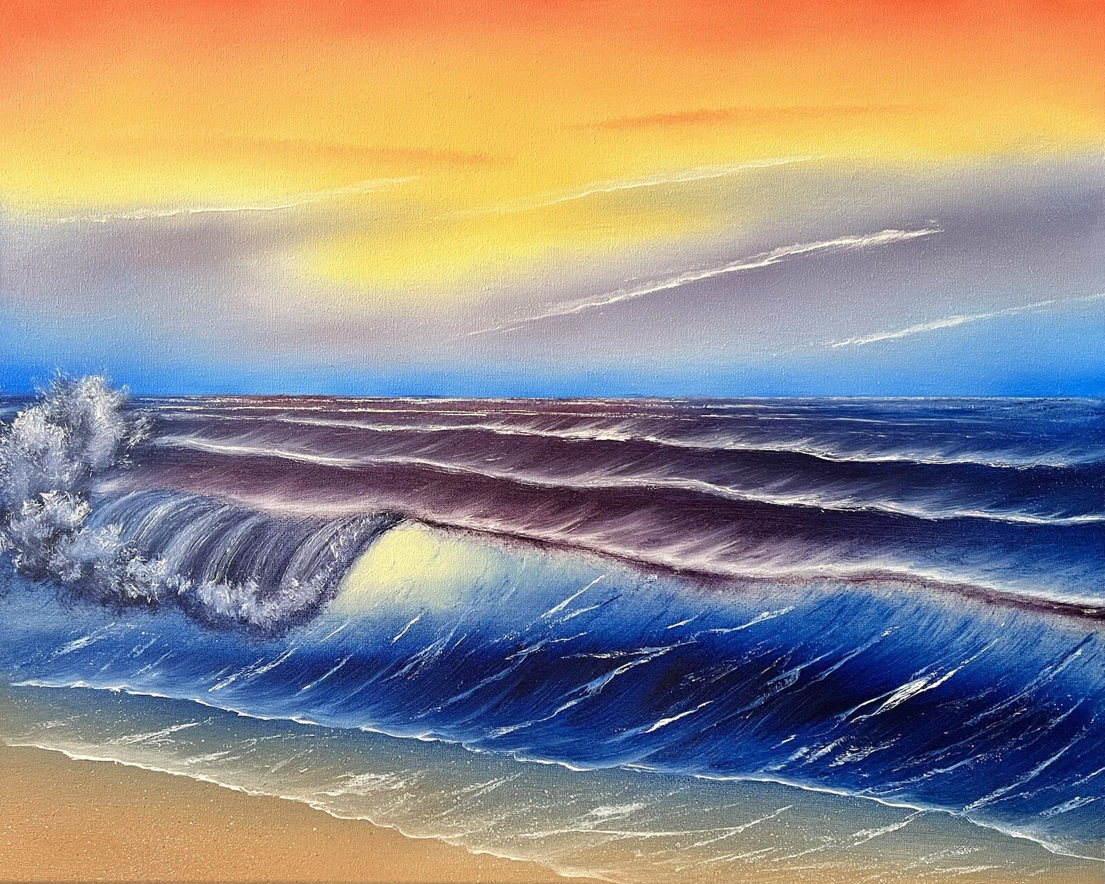 Bob Ross Ocean Paintings