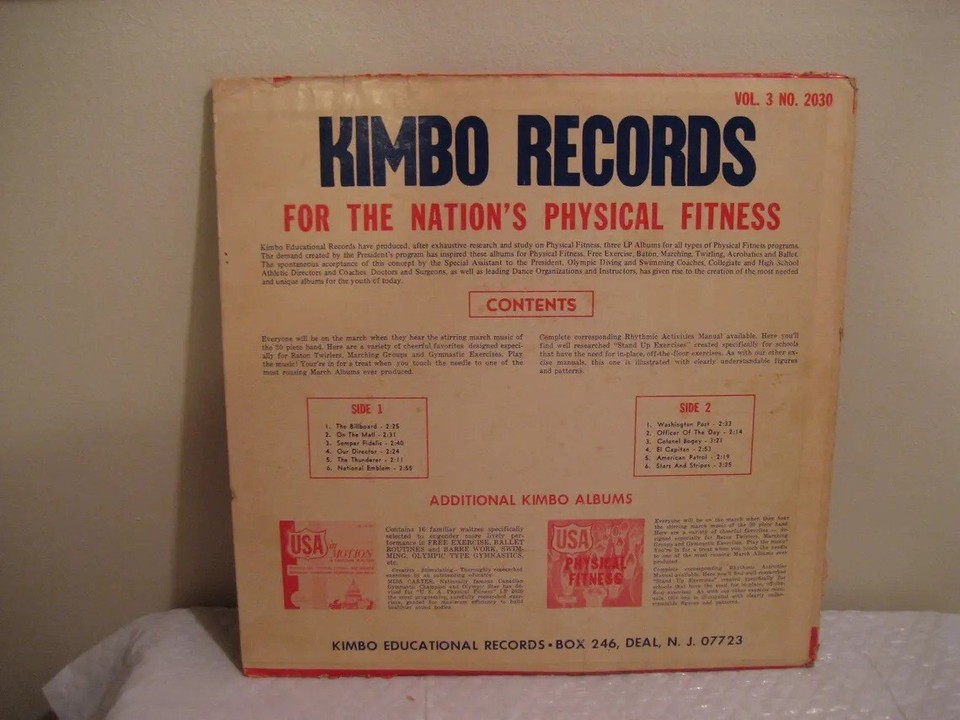 KIMBO RECORDS, for the nations physical fitness, lp (record) | eBay