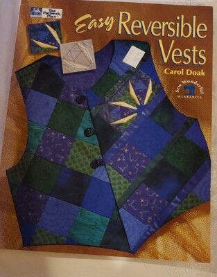 Carol Doak Easy Reversible Vests Book Uncut Pattern 1995 | eBay