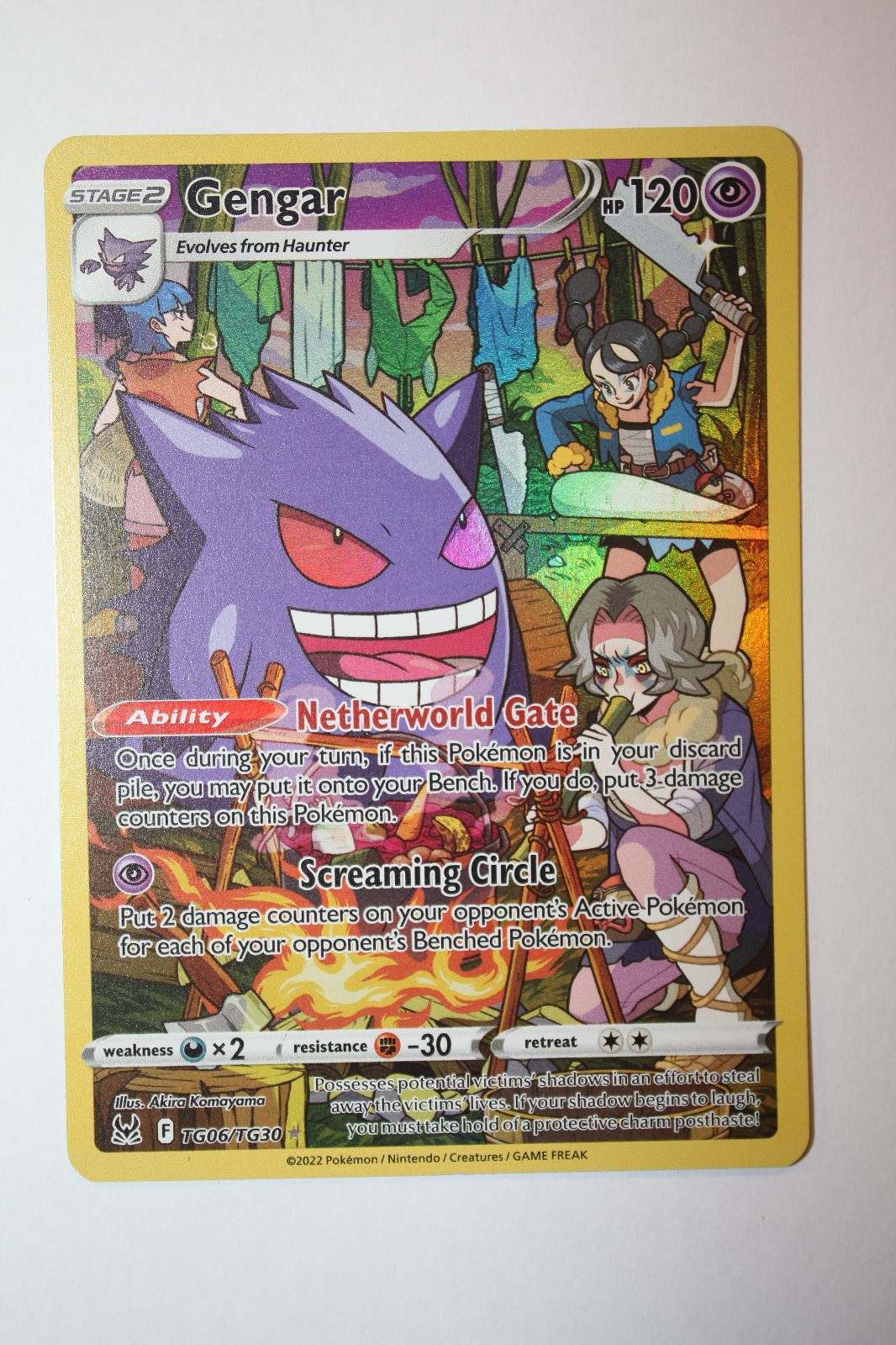 Gengar 2022 Sword & Shield: Lost Origin #TG06/TG30 Trainer Gallery ...