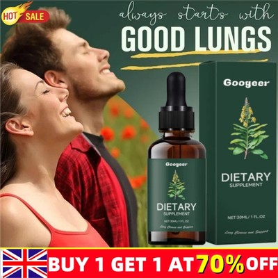 Mullein Leaf Extract Drops 60ml Lung Cleanse Respiratory Herbal Drop ...