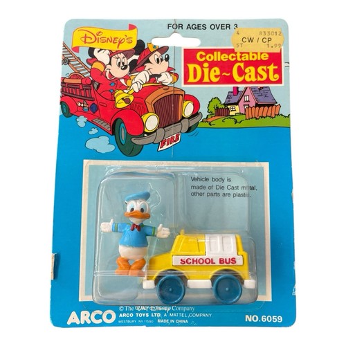 Donald Duck School Bus Arco Collectable Die Cast 26676060599| eBay