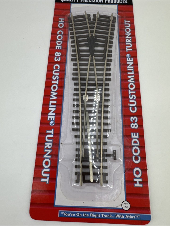Atlas ~ HO Scale ~ New 2025 ~ Code 83 Track ~ Custom-Line Wye Turnout ...