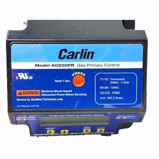 CARLIN 9859210AFR1A EZ-GAS CONVERSION BURNER 150000-275000 BTUH INPUT ...