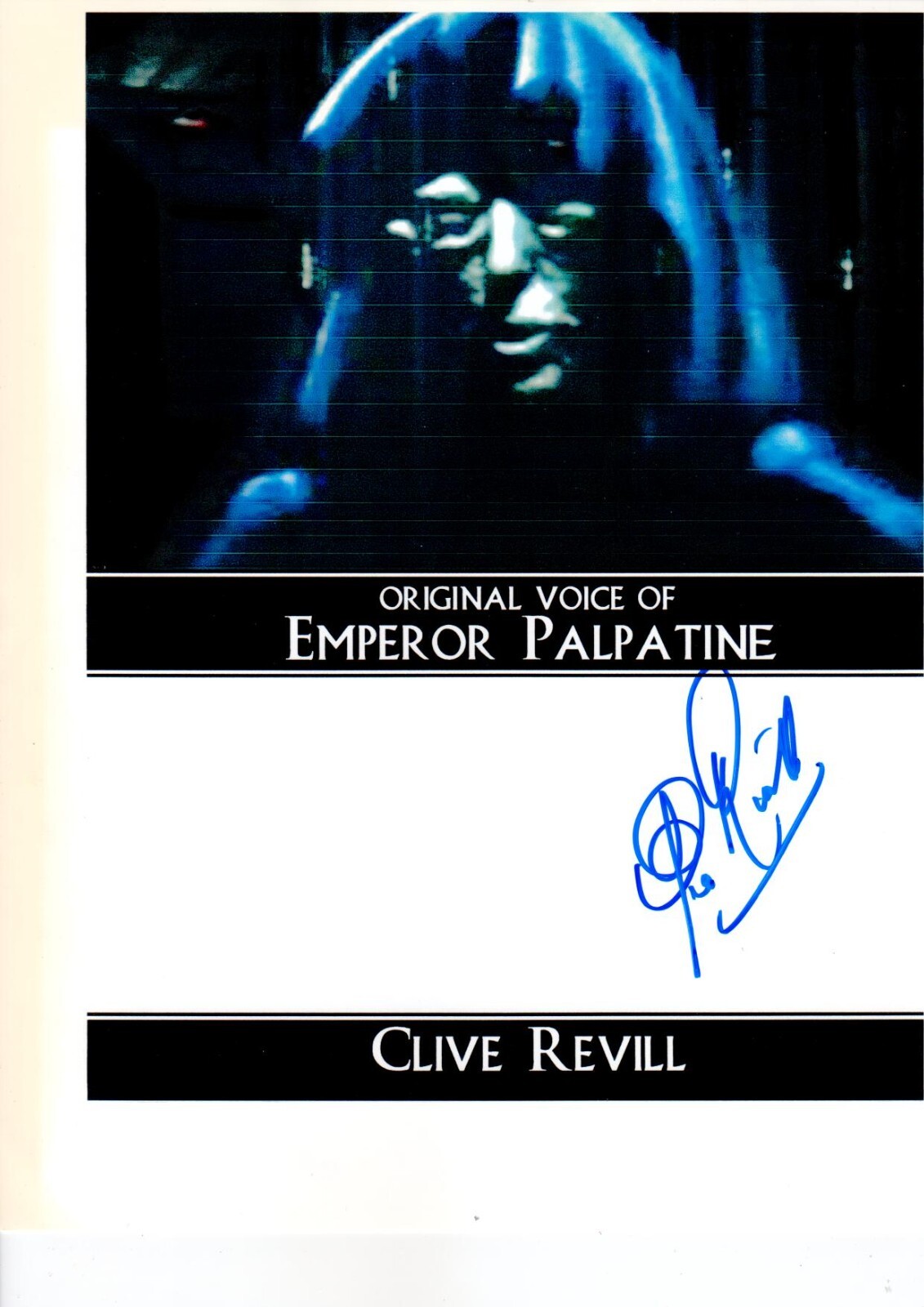 Clive Revill Signed 8.5x11 AUTO Autographed Photo Photograph Star Wars ...
