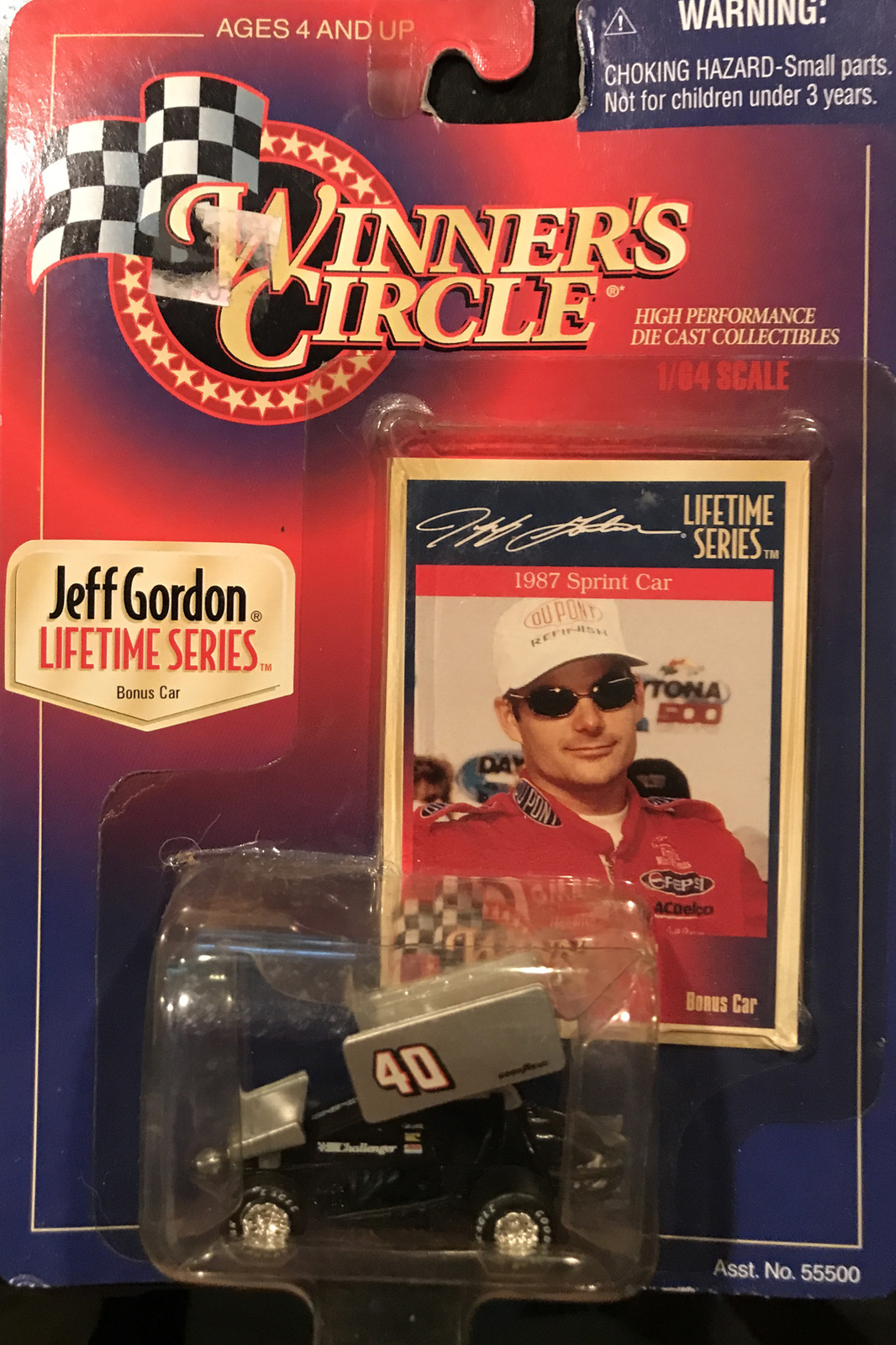 Jeff Gordon “#40 1987 Challenger Sprint Car NASCAR 1997 Lifetime Series ...