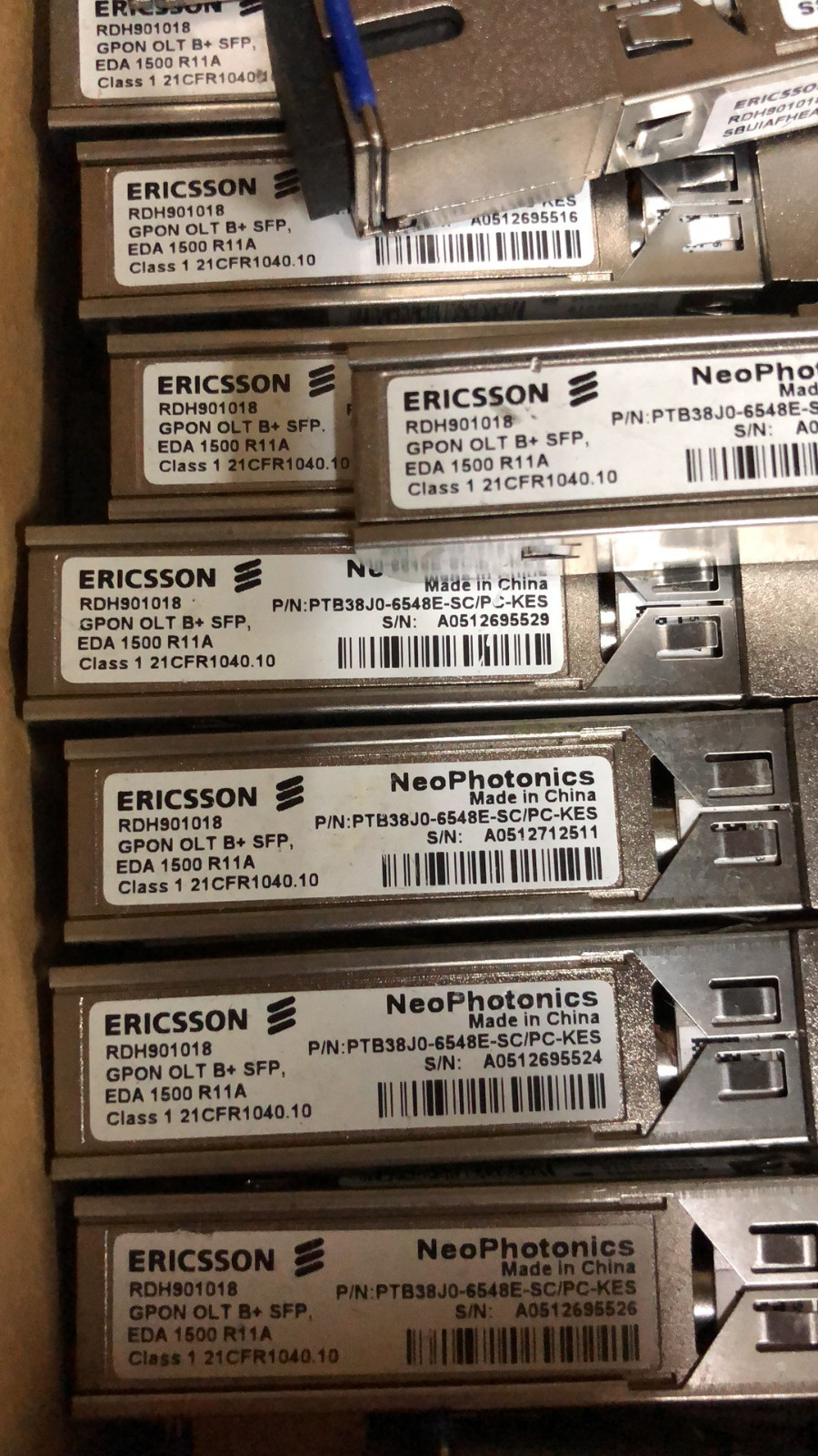 Ericsson RDH901018 GPON OLT B+ SFP, EDA 1500 R11A | eBay