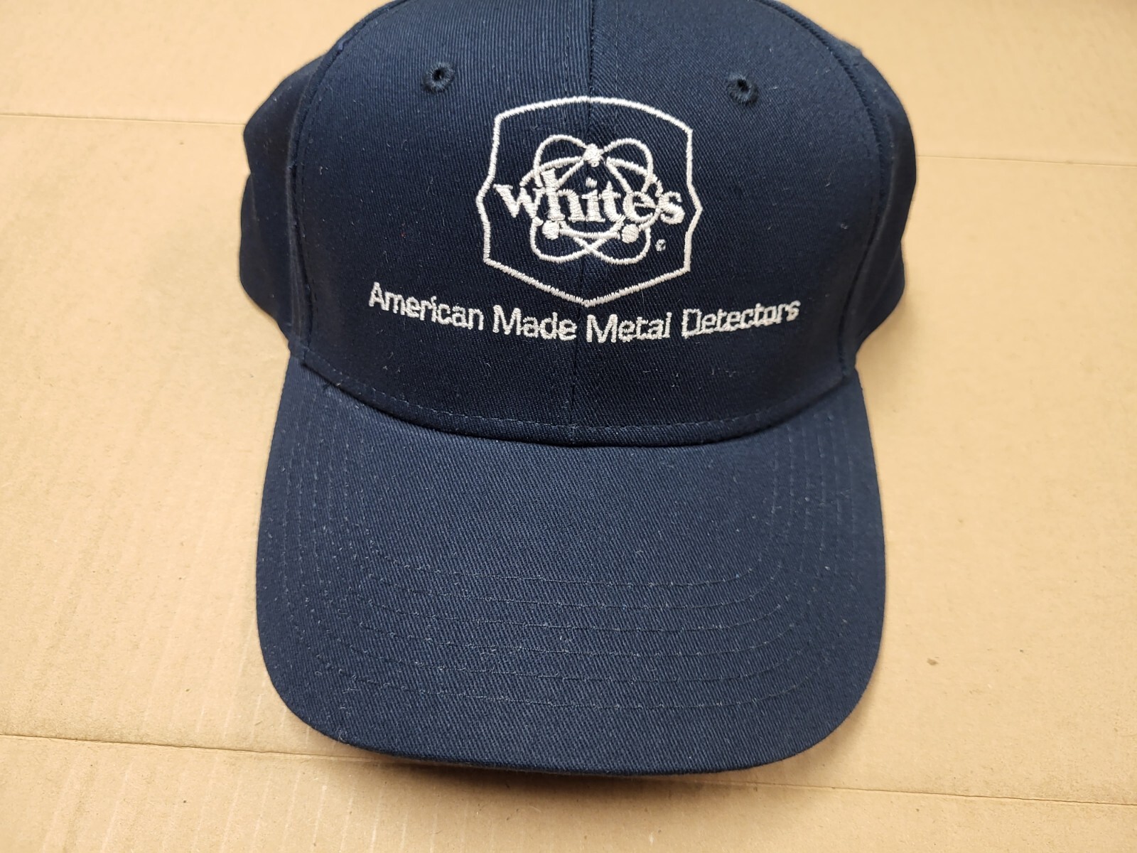 White's Metal Detectors Dark Navy Blue Baseball Cap Hat Logo Detecting ...