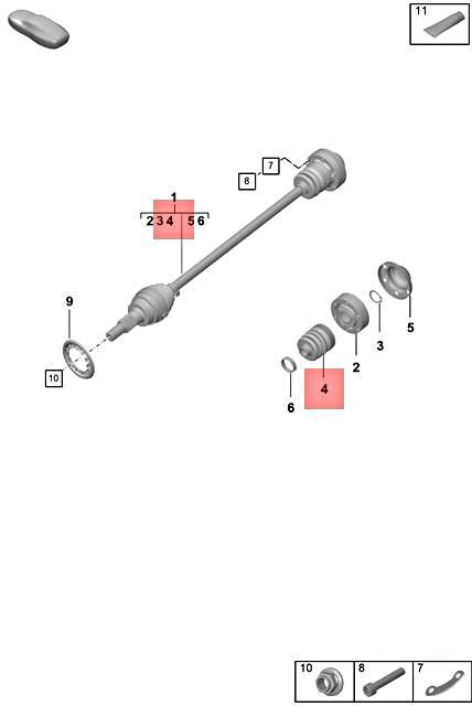 Genuine PORSCHE 911 Carrera 992 Turbo S Bellows 9P1407282A | eBay