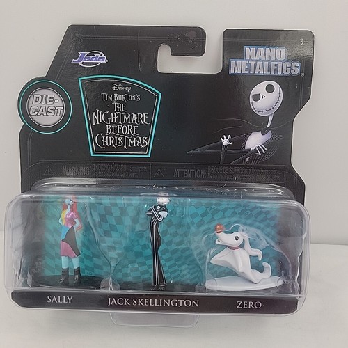 Jada Nightmare Before Christmas Nano Metalfigs: Sally Jack Skellington ...