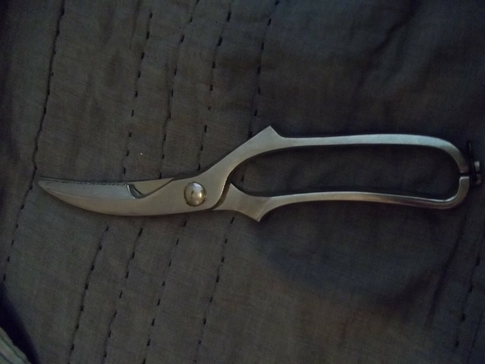 CG Deluxe Italy Locking Poultry Shears Hot Drop Forged Steel | eBay