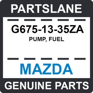 G675-13-35ZA Mazda OEM Genuine PUMP, FUEL | eBay