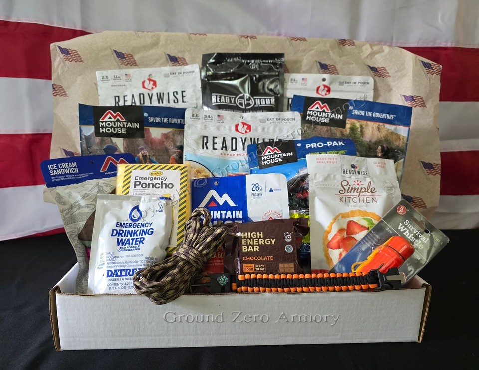 Survival Food Kit Eemergency Preparedness Rations Camping MRE - NEW OLD ...