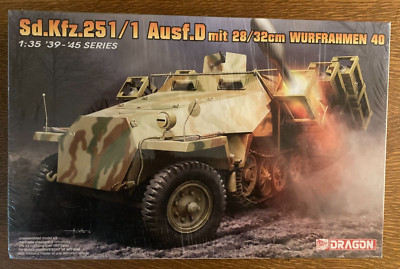 Dragon 1/35th Scale Sd.Kfz. 251/1 Ausf. D Wurfrahmen 40 SEALED NEW ...