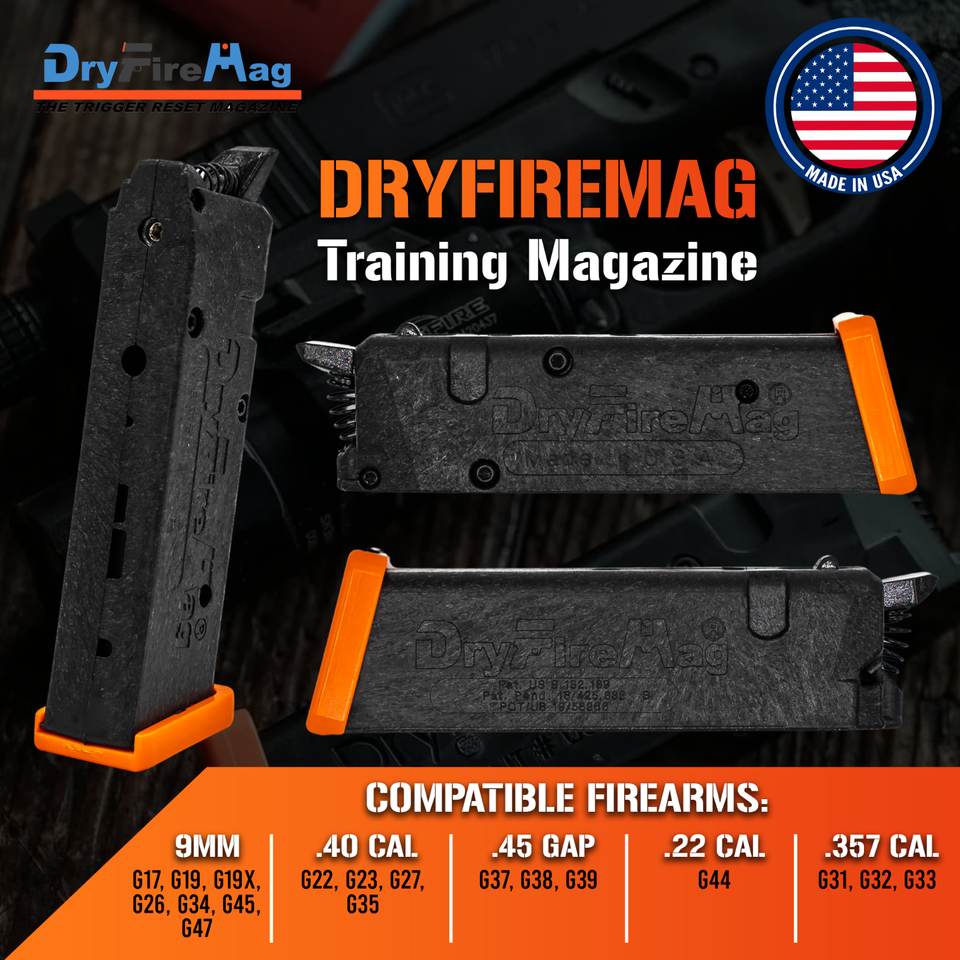 DRYFIREMAG Dry Fire Training Magazine for Glock 9mm, 40, 357, 45 G.A.P ...