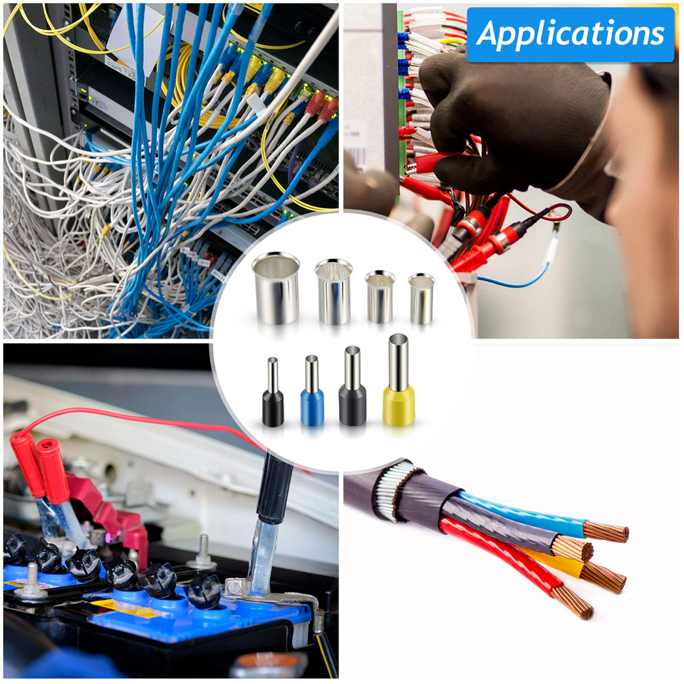 440/390x Cold Pressed Crimp Connectors Electrical Wire Terminal End ...