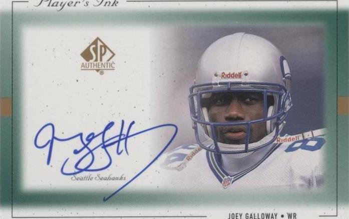 1999 SP Authentic - Player's Ink Joey Galloway #JG-A (AU) for sale ...