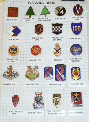 Infantry Unit Crests, Set #3 | eBay