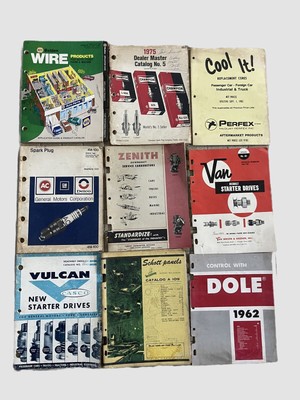 Lot Of 9 Auto Parts Shop Manual BOOK Lot 60’s 70’s 80’s | eBay