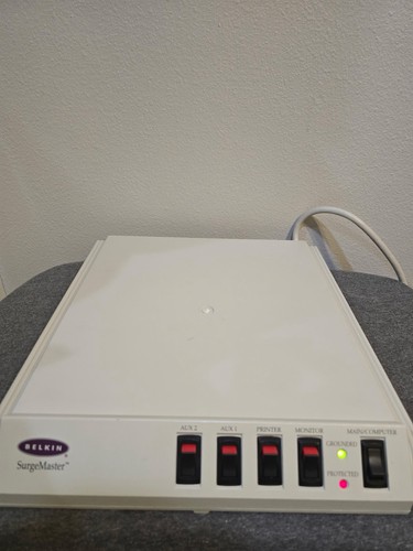 Belkin SurgeMaster Relocatable Power Tap E186305 Surge Protector White ...