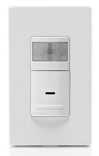 Leviton LED/CFL Universal Manual On Occupancy Sensor IPV05-1LZ ...