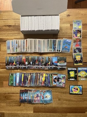 2025 Topps Chrome SpongeBob 500+ Card Lot Base And Inserts Complete ...