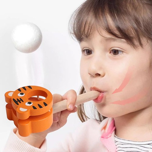 Breathing Exercise Tool Wood Blowing Ball Breathing Exerciser Kids Game ...
