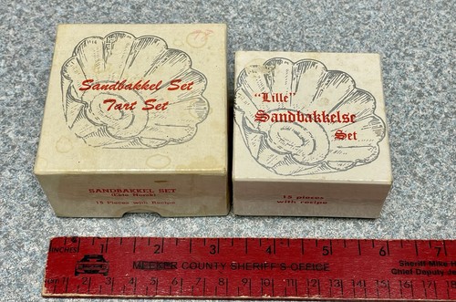 Vintage Metal Sandbakkel Set Lille & Large Tart Set 25 Pcs | eBay