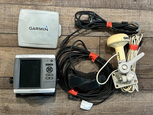 Garmin GPSmap 546s GPS Chartplotter Display Fish Finder W/ Transducer ...