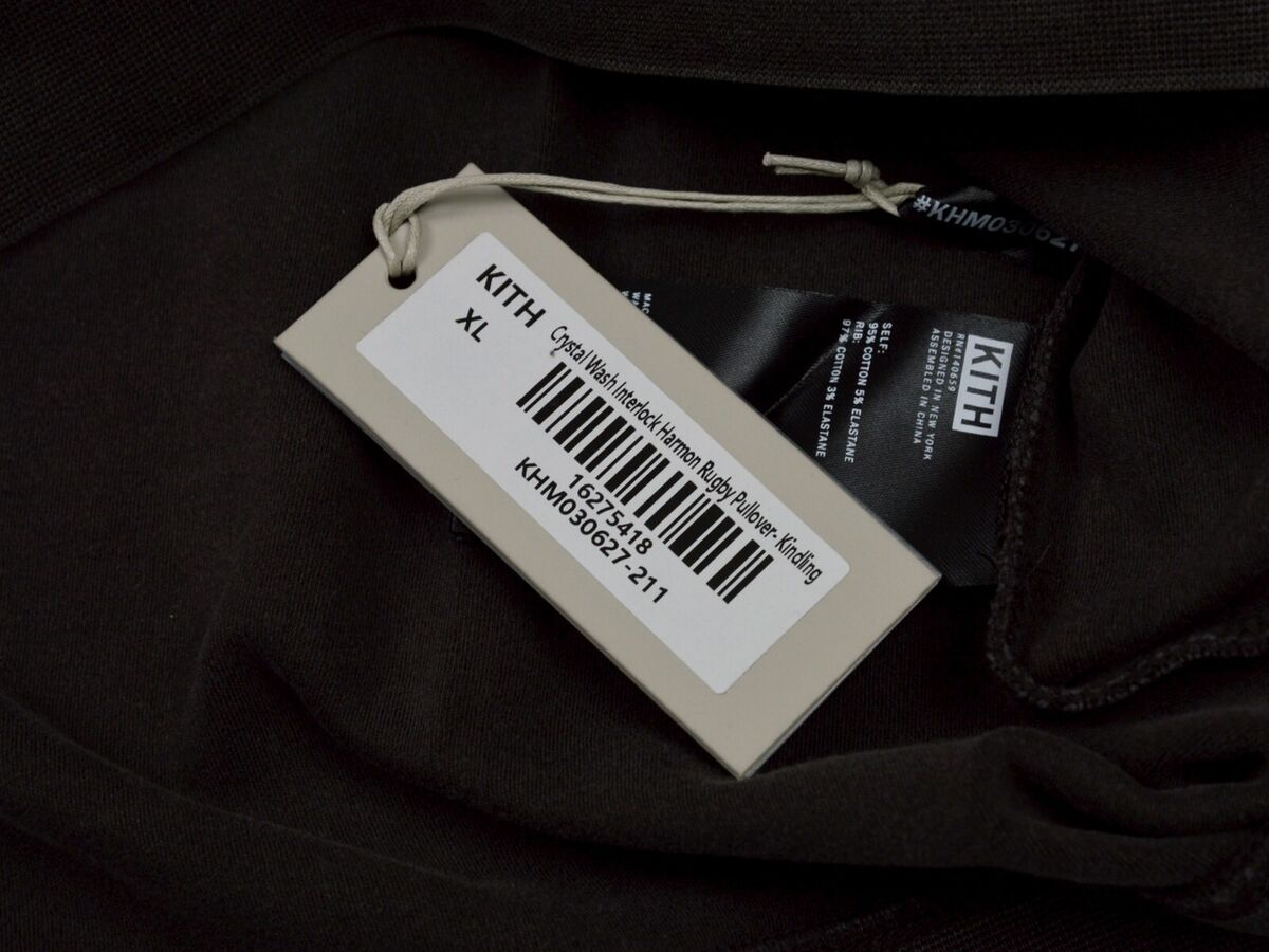 kith crystal wash interlock harmon rugby pullover-Kindling kith crystal wash interlock harmon rugby pullover-Kindling