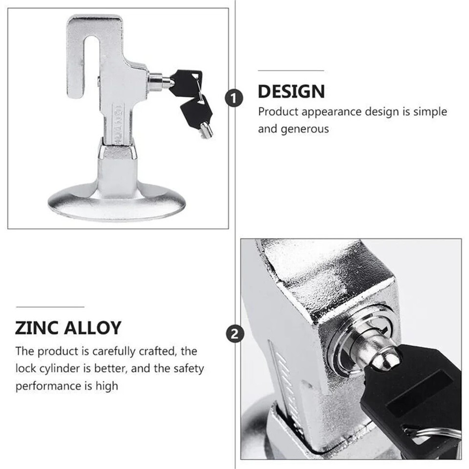 Universal Auto Car Brake Clutch Pedal Lock Anti-Theft Security Device ...