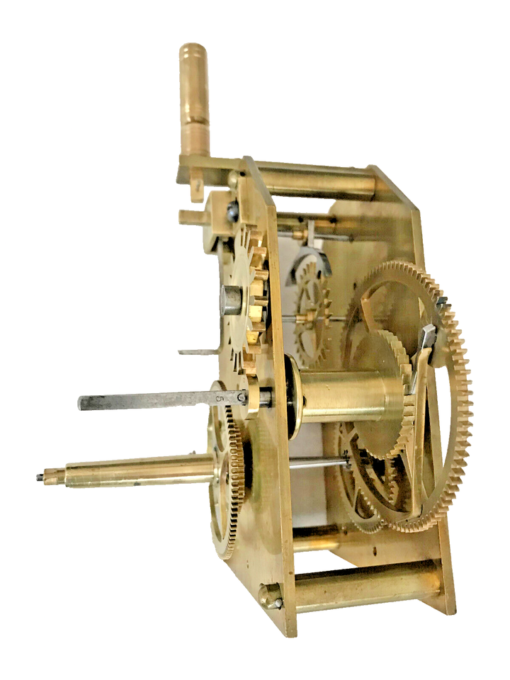 E Howard Movement for Model 28 Gallery Clock w/Original E Howard Key c ...