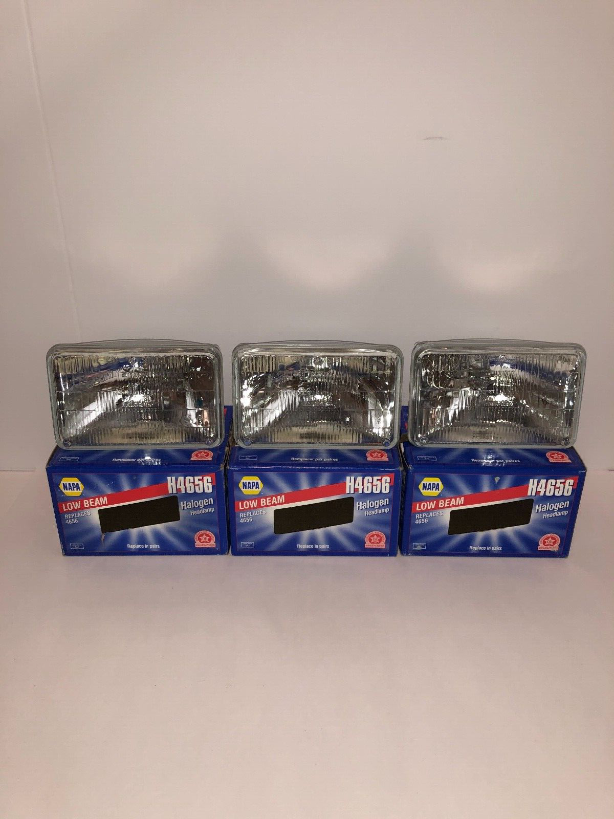 New NAPA/WAGNER Halogen Sealed Low Beam H4656 quantity of 3 | eBay