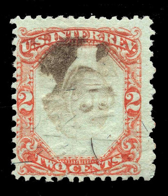 MOMEN: US STAMPS #R135b INVERTED CENTER REVENUE UNUSED LOT #80510* | eBay