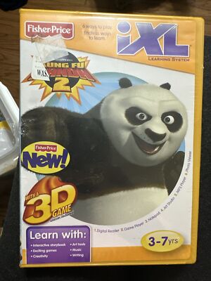 Fisher Price iXL learning System Kung Fu Panda 2 with 3D game NEW!!! | eBay
