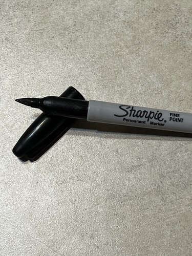 EDC Black Self Defense Pen Tactical Sharpie pens with G10 Marlin spike ...