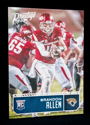 2016 PANINI PRESTIGE JACKSONVILLE JAGUARS BRANDON ALLEN ROOKIE RC CARD ...