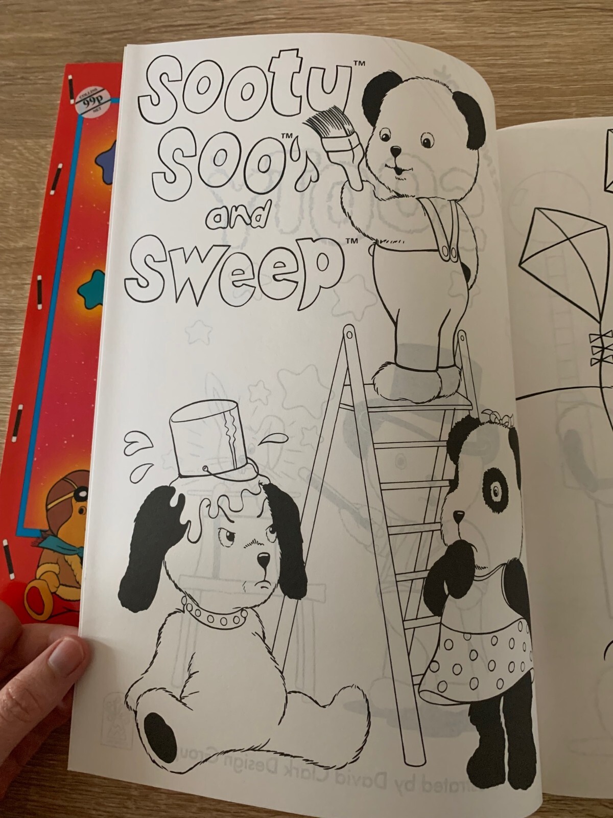 2 x Sooty & Sweep Activity And Colouring Books NOS Rare 1989 Never Used ...