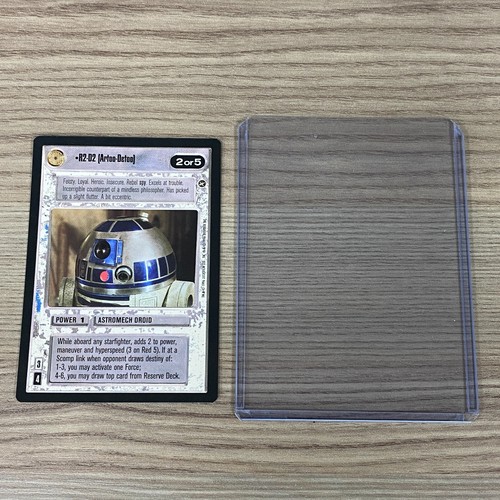 STAR WARS R2-D2 A NEW HOPE CCG DECIPHER COLLECTABLE TRADING CARD GAME ...