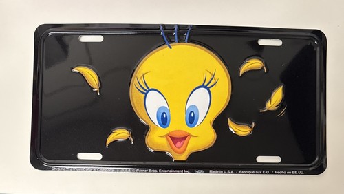 TWEETY BIRD METAL BOOSTER LICENSE PLATE BY CHROMA WARNER BROS | eBay