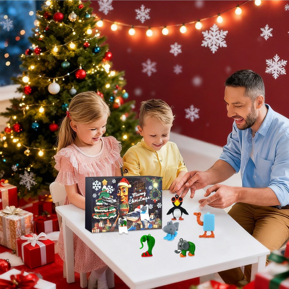 24Pcs Chrismas Italian Brainrot 2025 Tung Tung Tung Sahur Figures ...