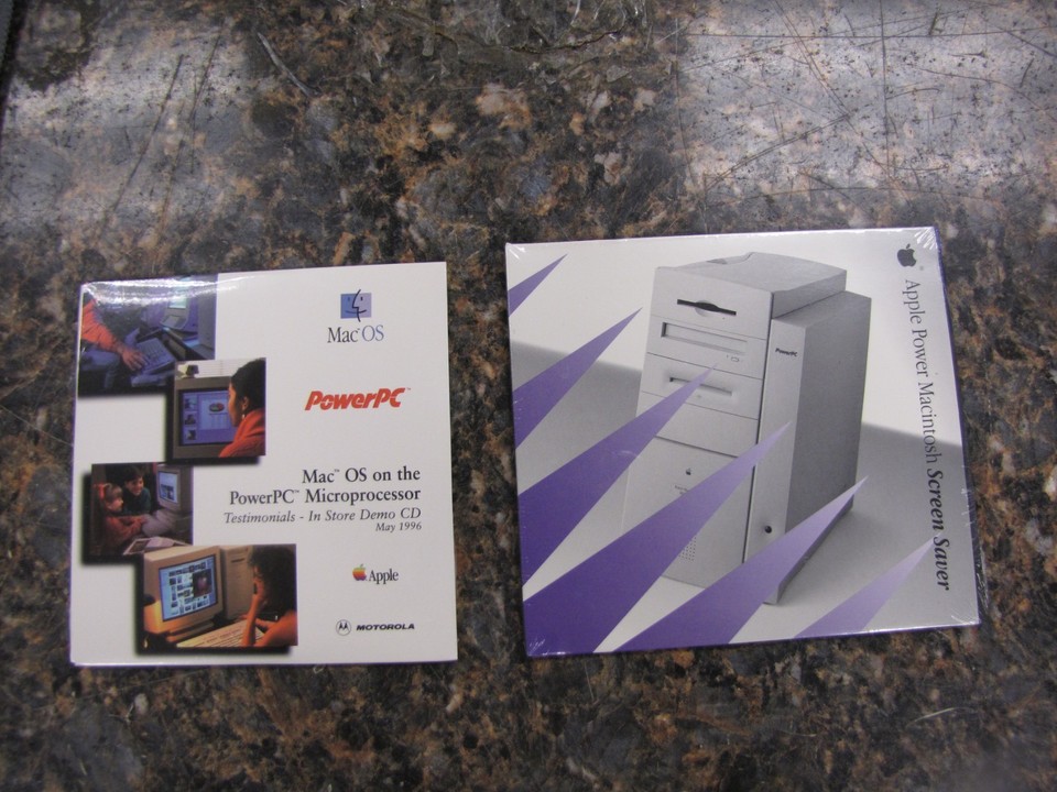 VERY RARE Vintage 1997 Apple Power Macintosh Screen Saver BRAND NEW ...